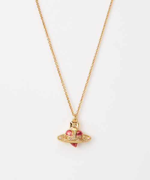 NEW DIAMANTE HEART ネックレス(レッド系)(レディース NEW DIAMANTE HEART ネックレス(レッド系)(レディース